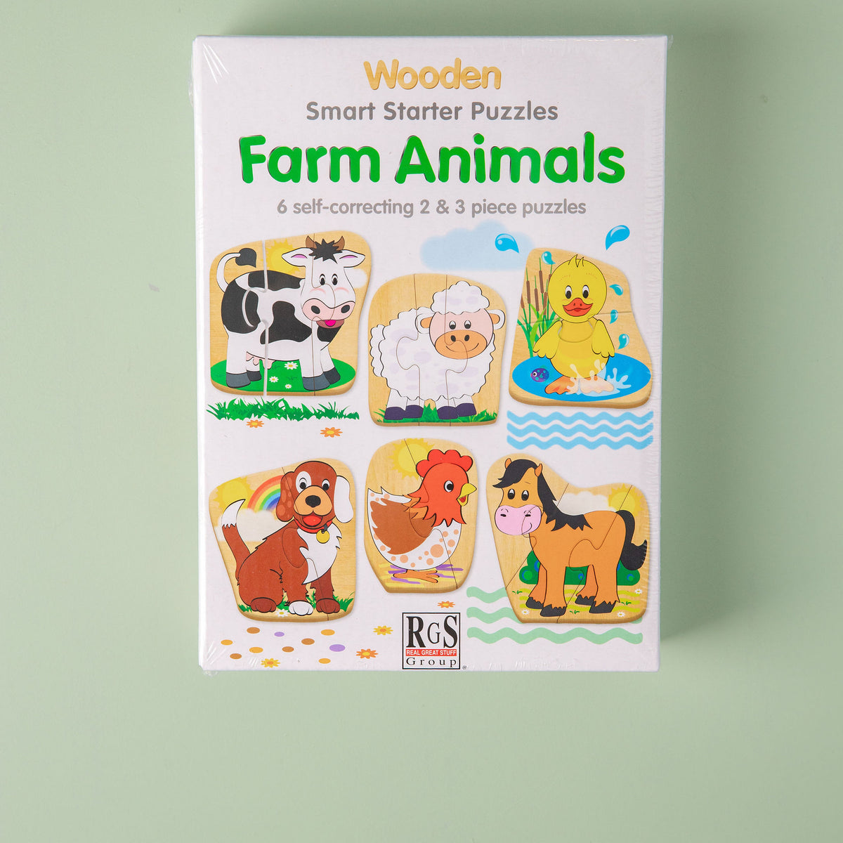 Farm Animals Smart Starter Puzzle Set – tiny tree toys