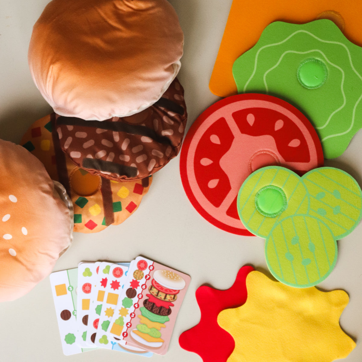 Burger Stacking Game – tiny tree toys
