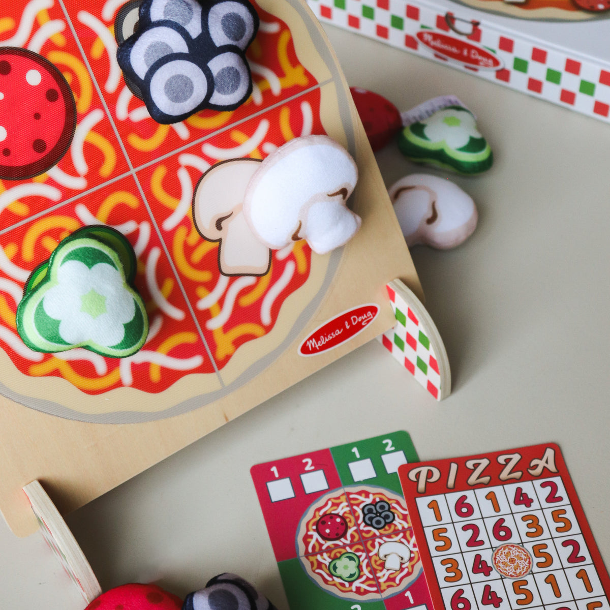 Pizza Topping Toss Game – tiny tree toys