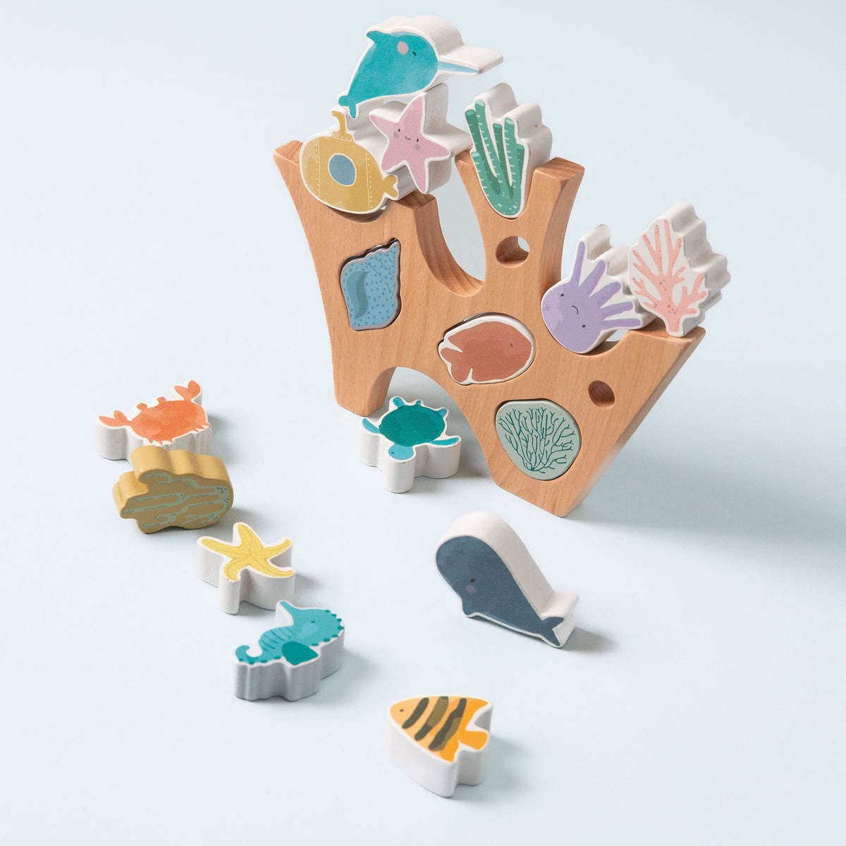Under the sea stacker – tiny tree toys