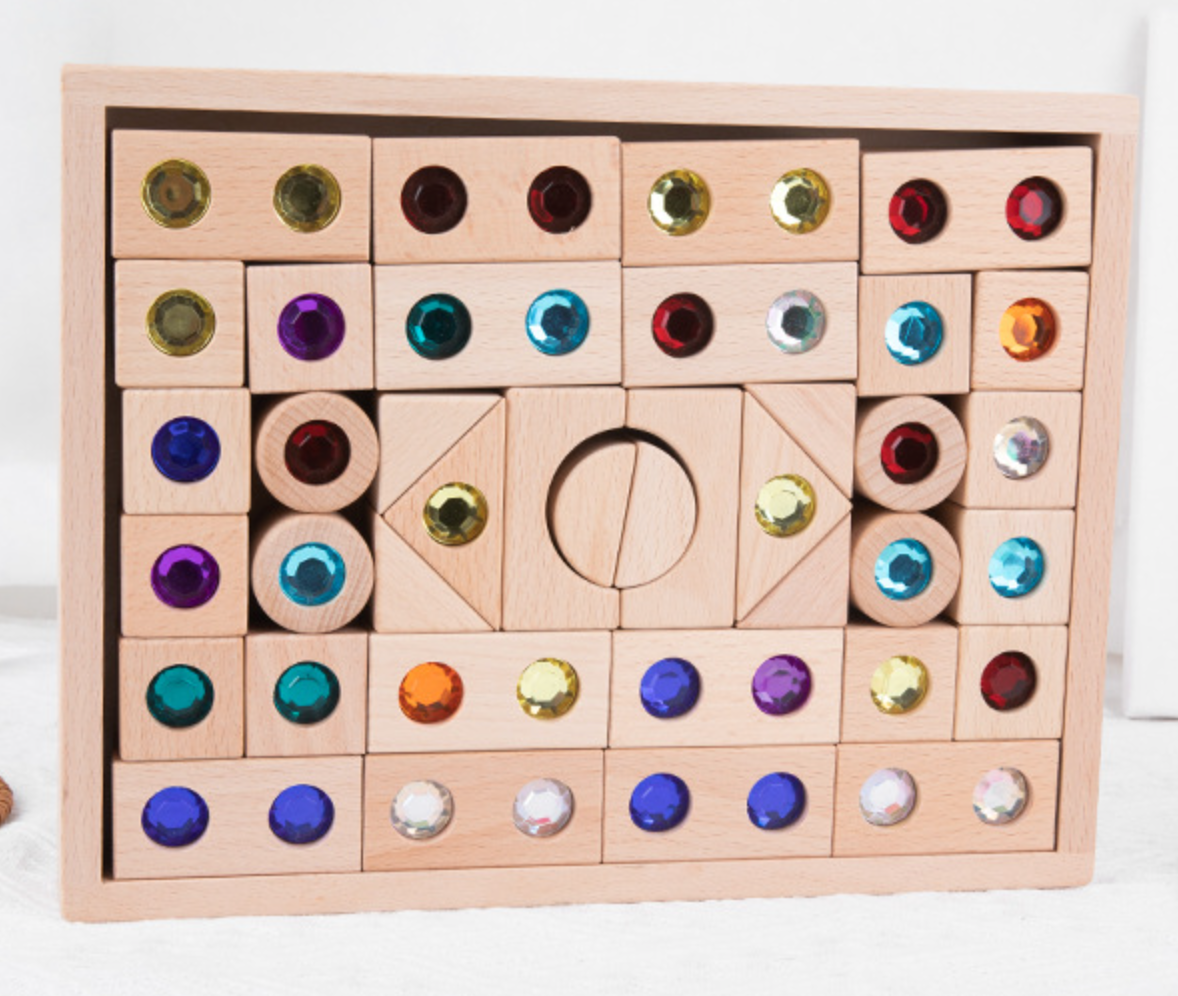 Wooden Gem Blocks – tiny tree toys