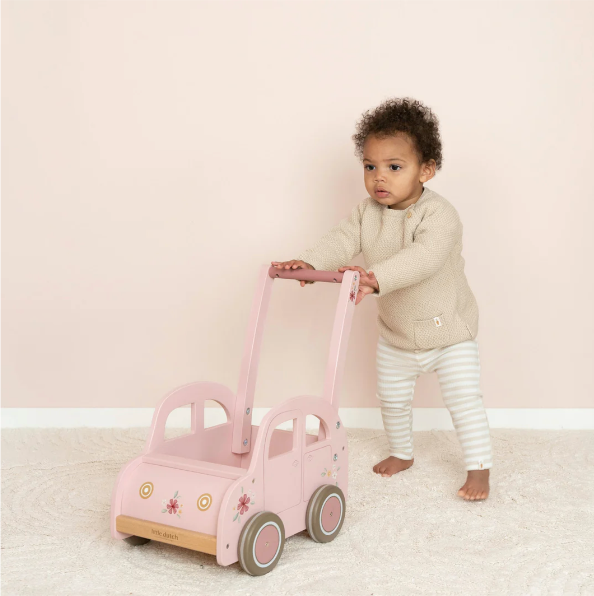 Little Dutch Walker Wagon PINK – tiny tree toys