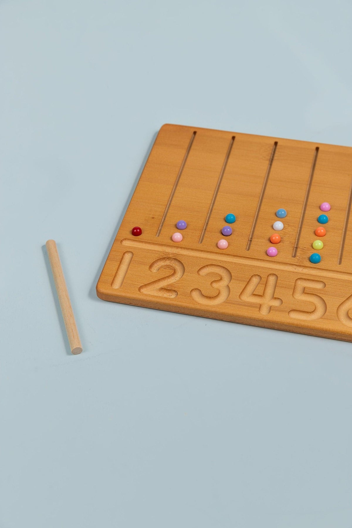 Bamboo Number Board - Various Designs – tiny tree toys