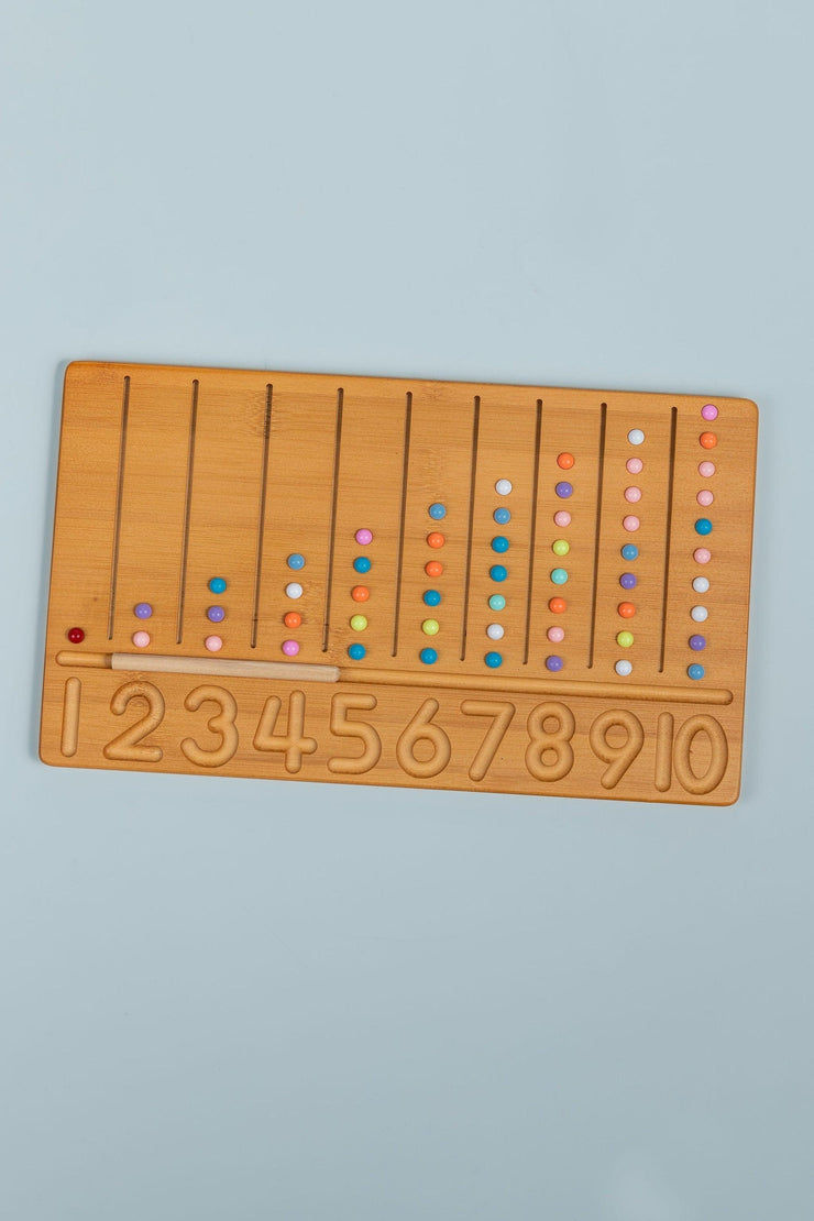 Bamboo Number Board - Various Designs – tiny tree toys